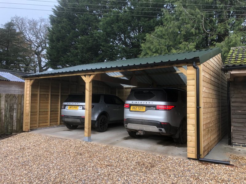 CAR PORTS & GARAGES- old – Longcross Stables